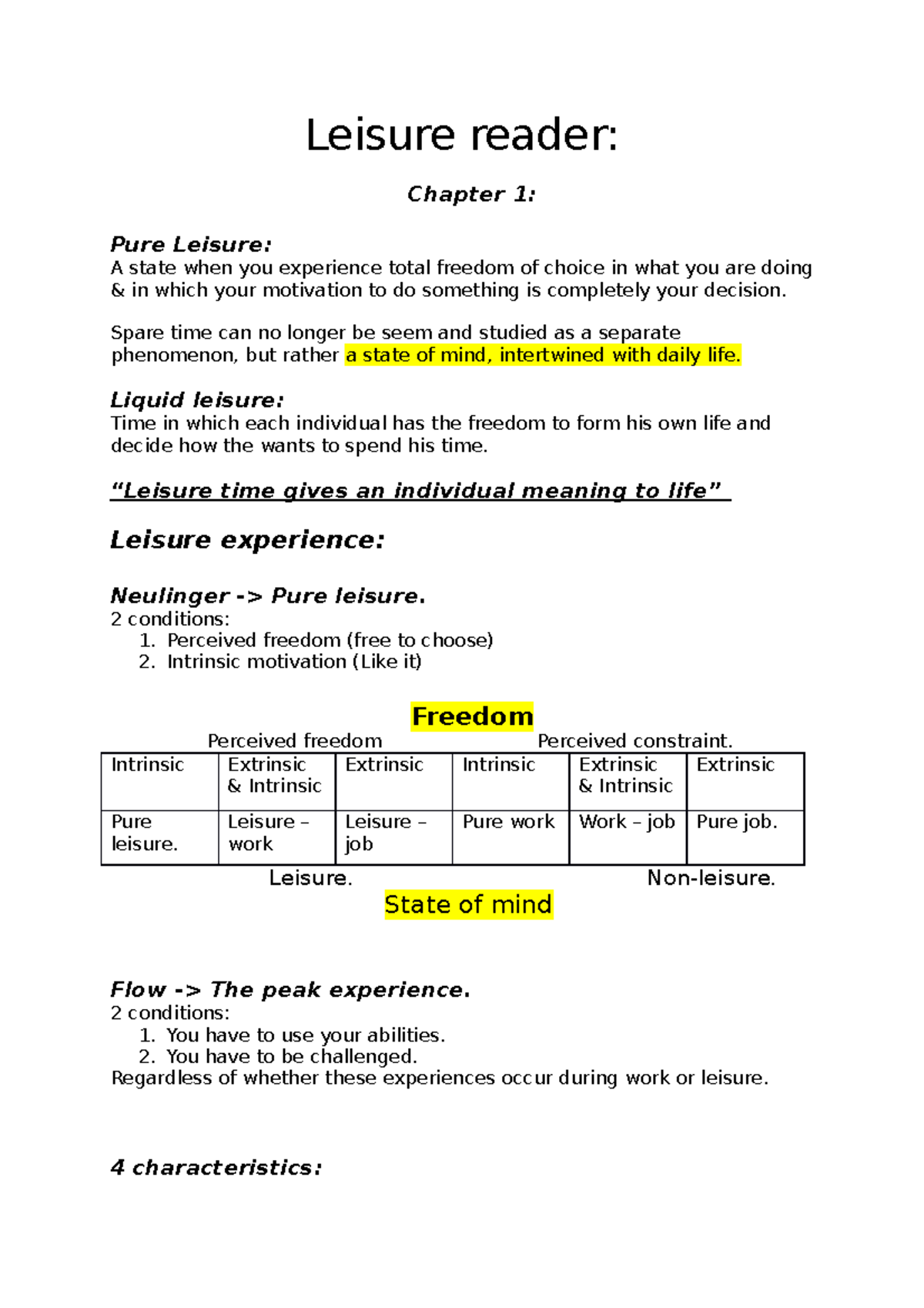 Leisure reader - Leisure reader: Chapter 1: Pure Leisure: A state when ...