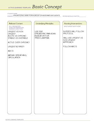 System Disorder blank - ati template - ACTIVE LEARNING TEMPLATES System ...