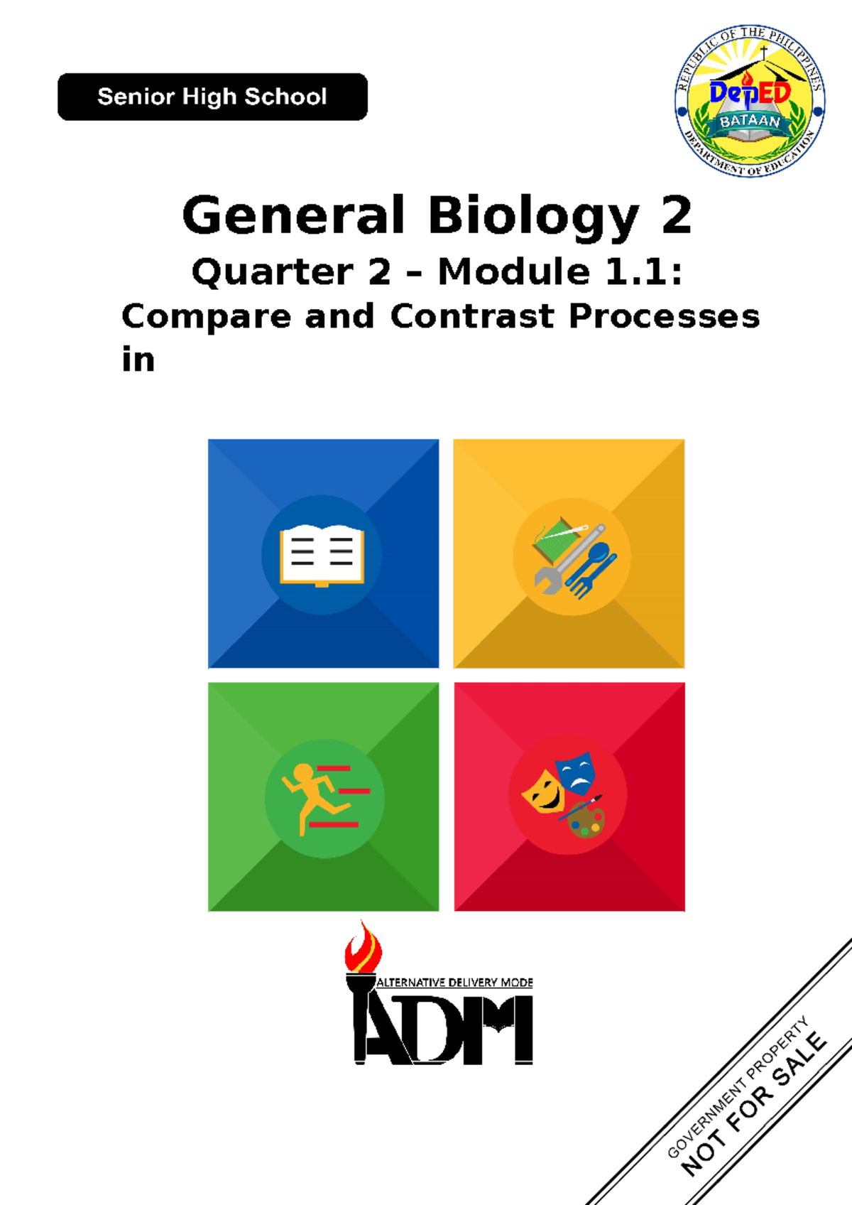 General Biology 2 Quarter 2 Module 1 - General Biology 2 Quarter 2 – Module 1: Compare and ...