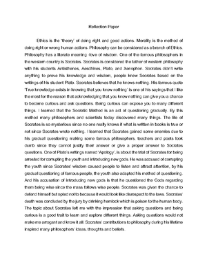 Ethic 107 - NAME: SUBJECT & SECTION: Ethics 107 LECTURE 1 Cite a school ...