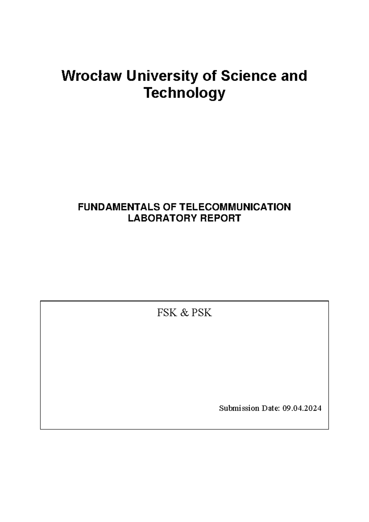 Modulation and demodulation with Frequency Shift Keying (FSK) and Phase ...