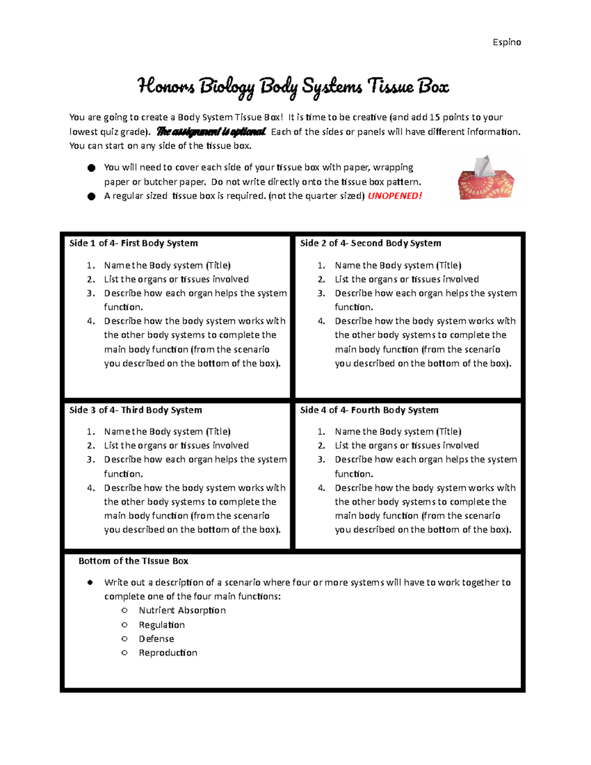 body-systems-extra-credit-homework-for-9th-grade-pre-ap-biology