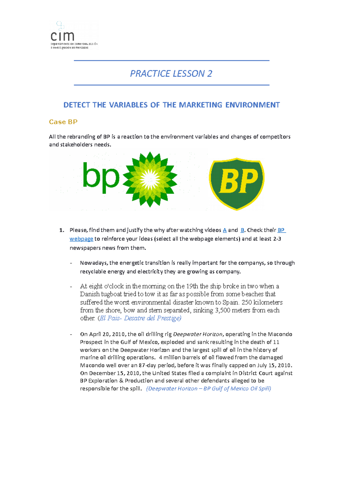 Lesson 2 practice with refs - PRACTICE LESSON 2 DETECT THE VARIABLES OF ...