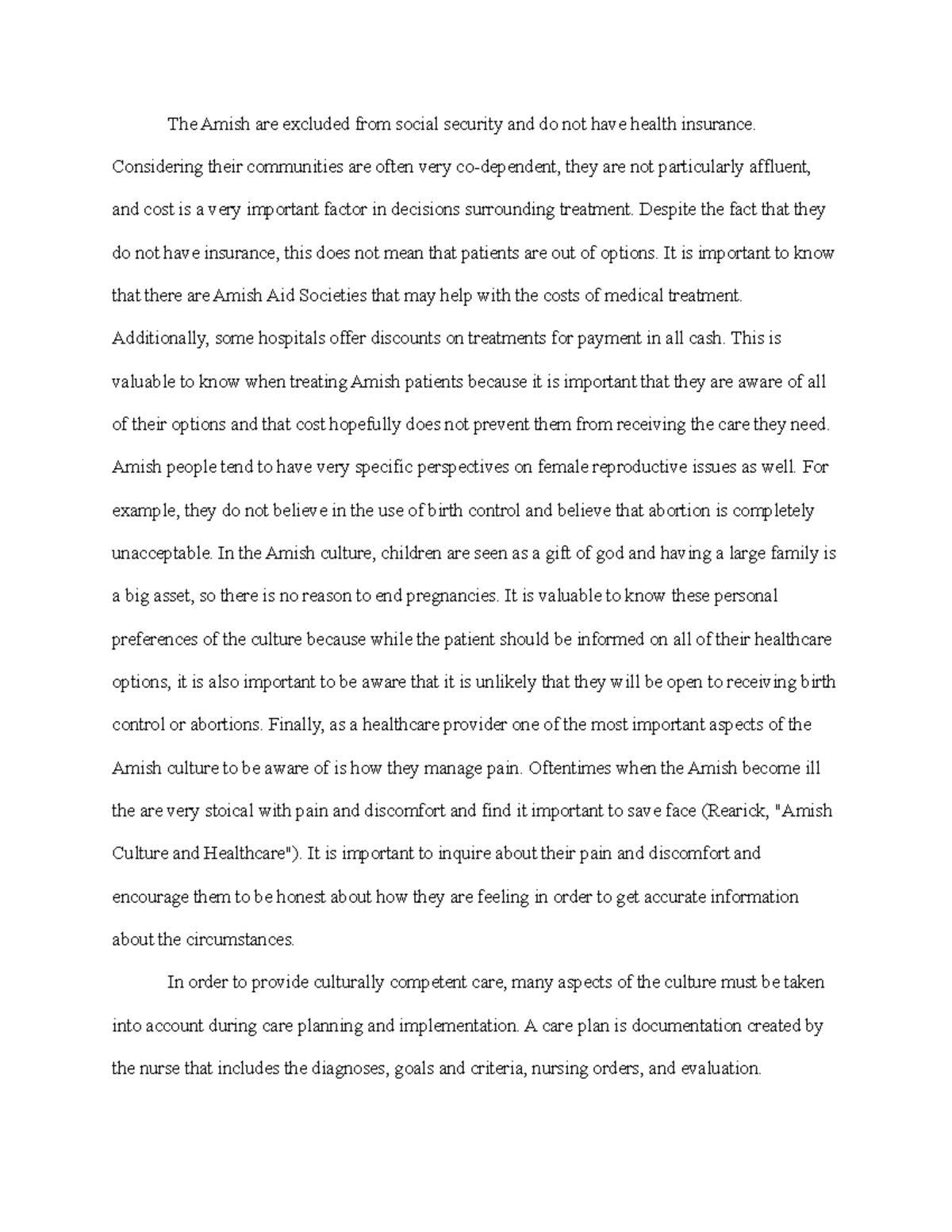 Amish Health insurance essay history - The Amish are excluded from ...