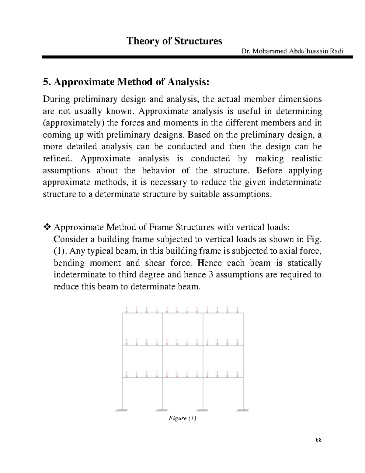 Analysis and design - Dr. Mohammed Abdulhussain Radi 5. Approximate ...