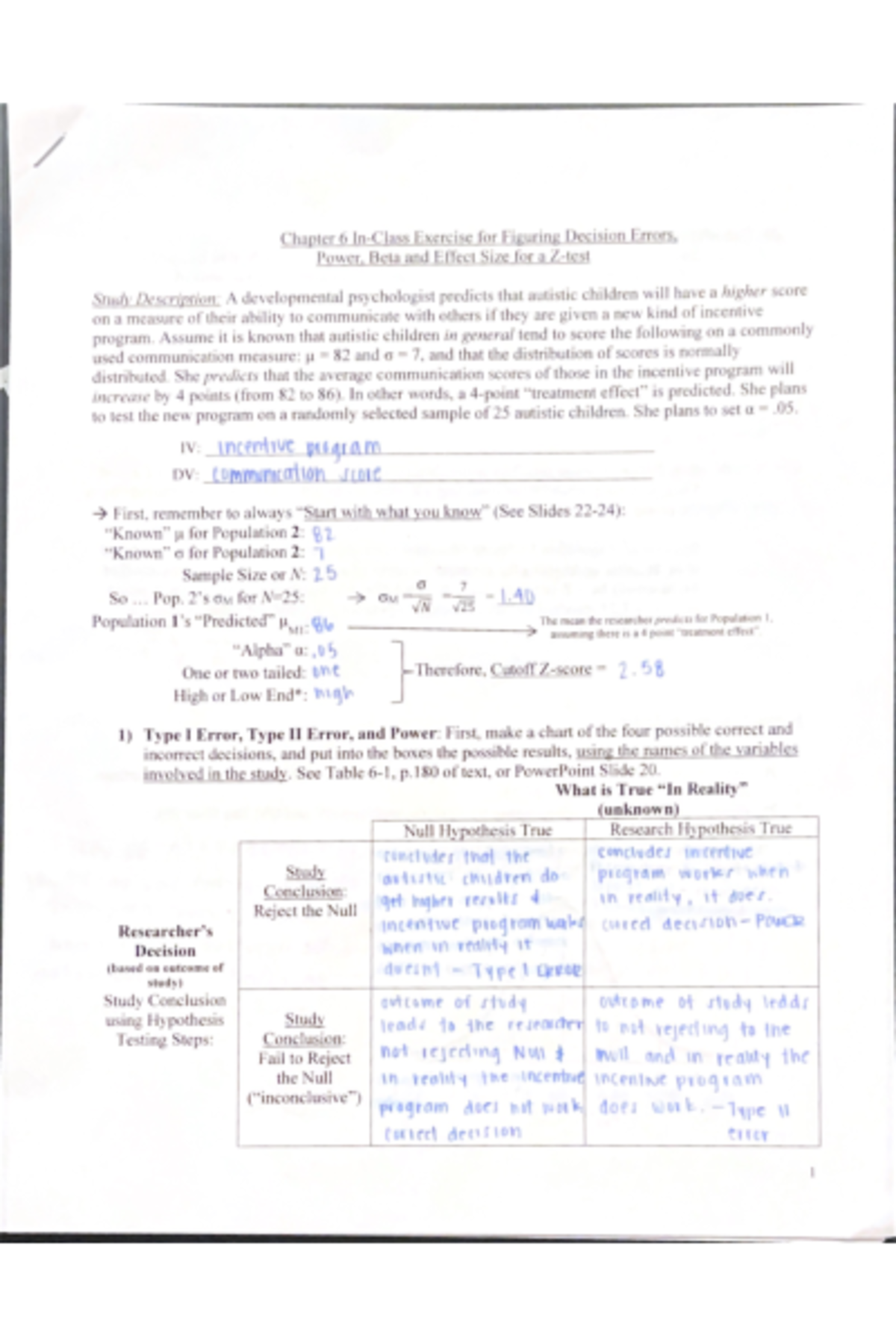 Photo 20 - Homework and Classwork notes - PSY 305 - Studocu