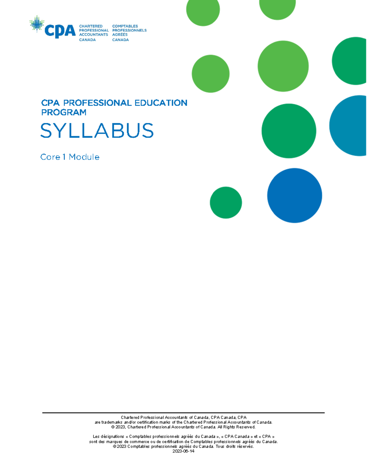 G10484-EC CPA-PEP-Syllabus-Core-1 - Chartered Professional Accountants ...