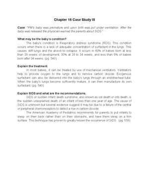 CH 17 Hypertension (III) - Chapter 17 Case Study III Case: “PM is obese ...
