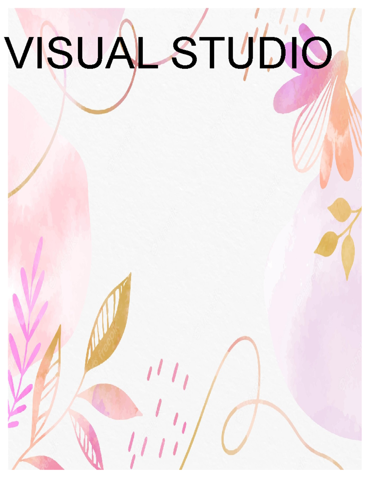 Trabajo DE Investigación DE Visual Basic - VISUAL STUDIO Nombre: Melany ...