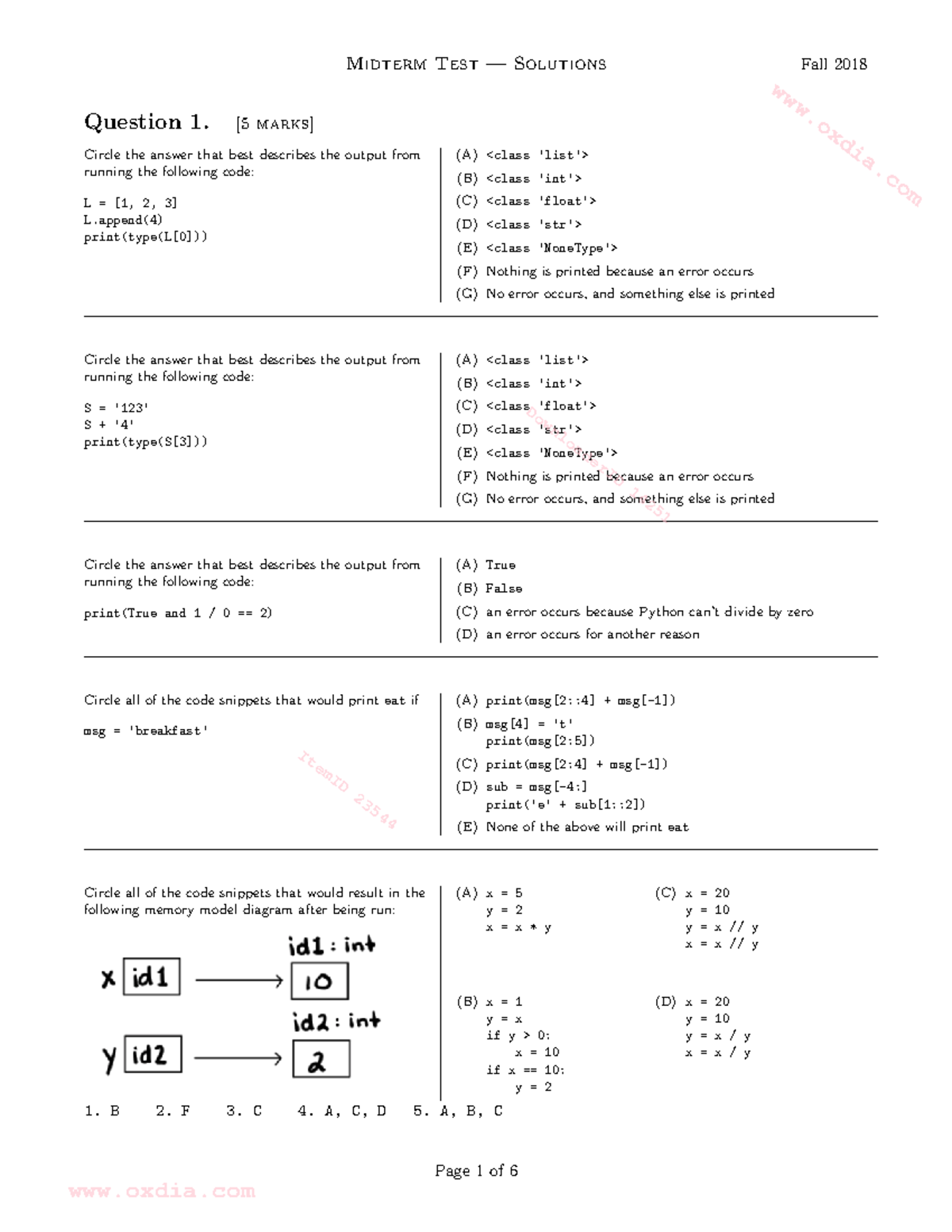 csc108-past-test-2-exam-final-session-question-1-5-marks-circle