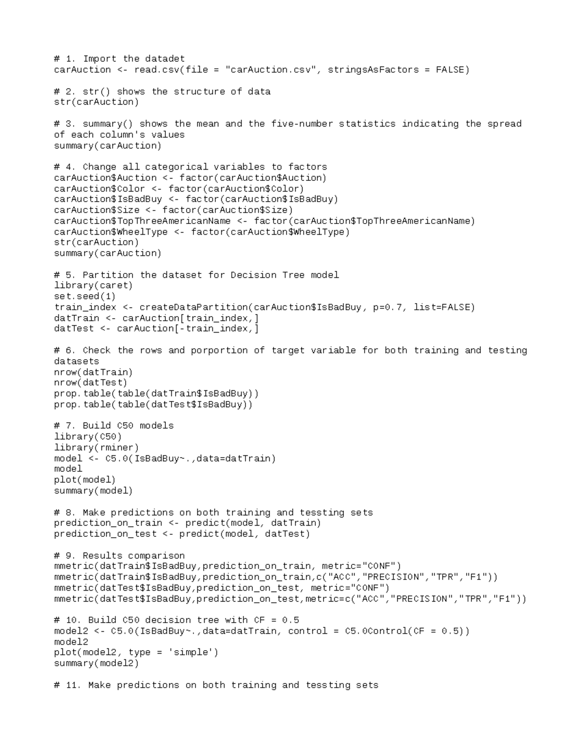 Lab 3 - Lab 3 - 1. Import the datadet carAuction
