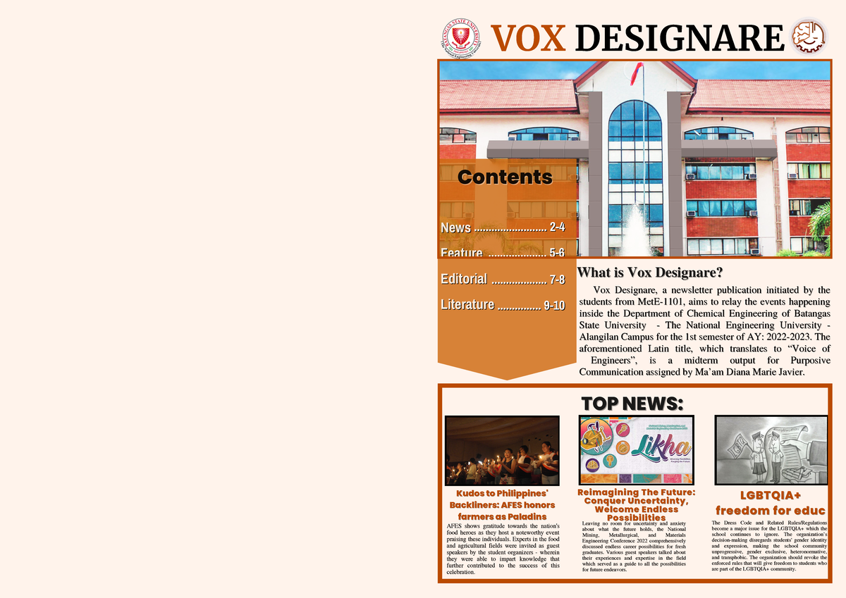 Vox Designare Met E 1101 - VOX TOP NEWS:TOP NEWS: AFES shows gratitude ...