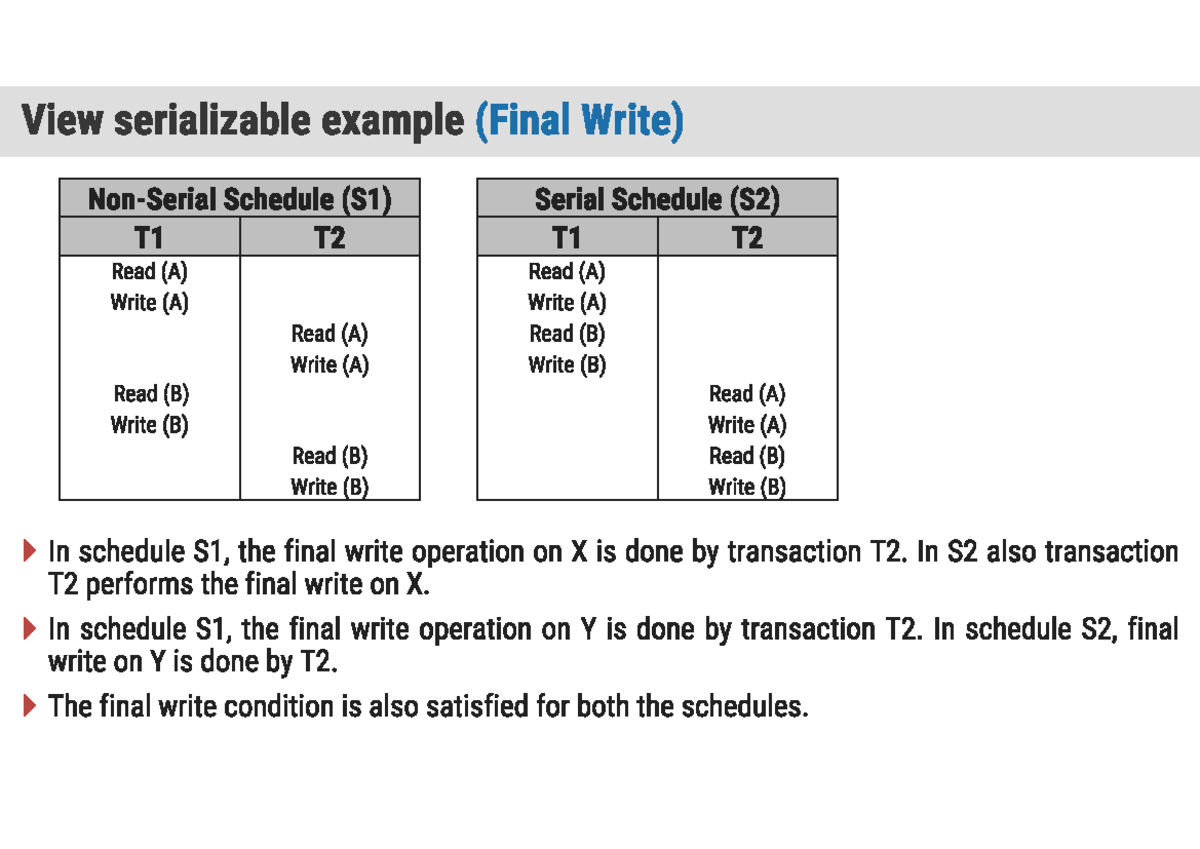 Transaction protocol9 - Computer science engineering - Studocu