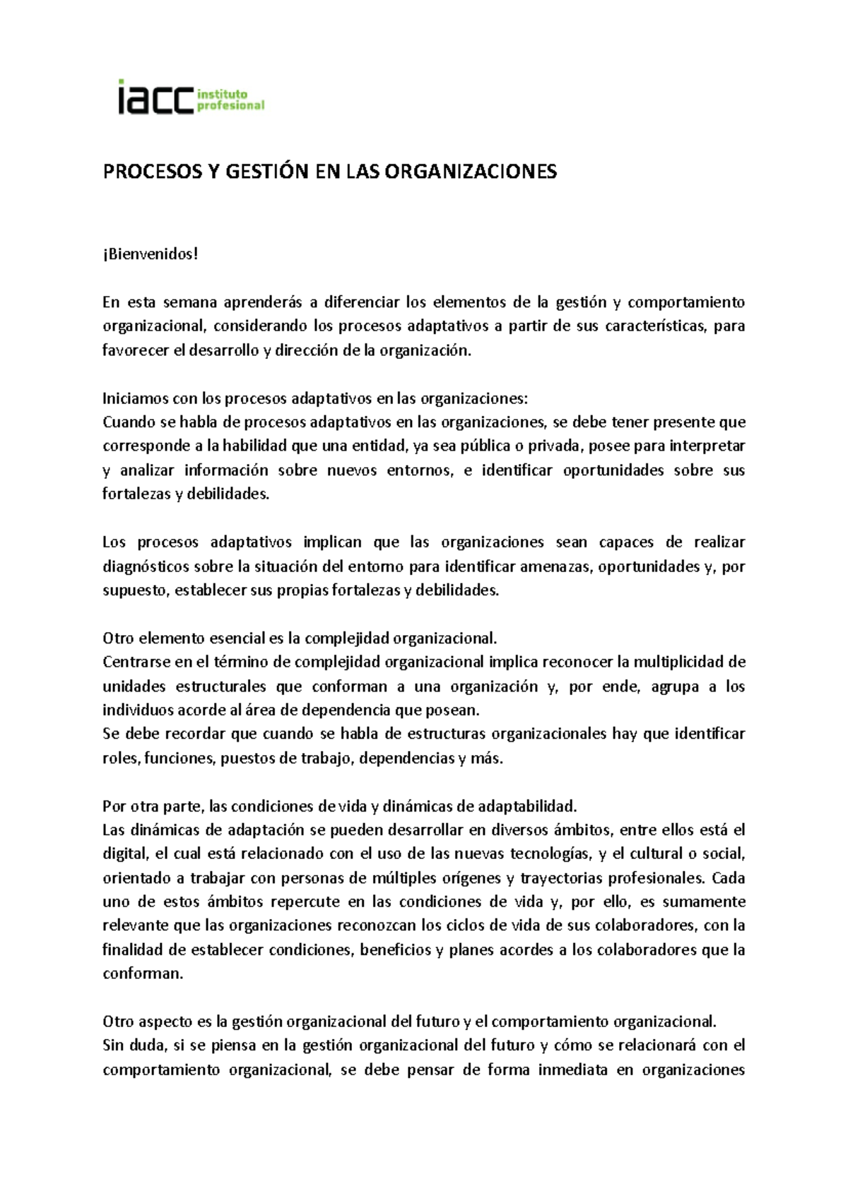 S2 3 Video Animado Profundizacion ACC Comog 1102 - PROCESOS Y GESTIÓN EN LAS ORGANIZACIONES ...
