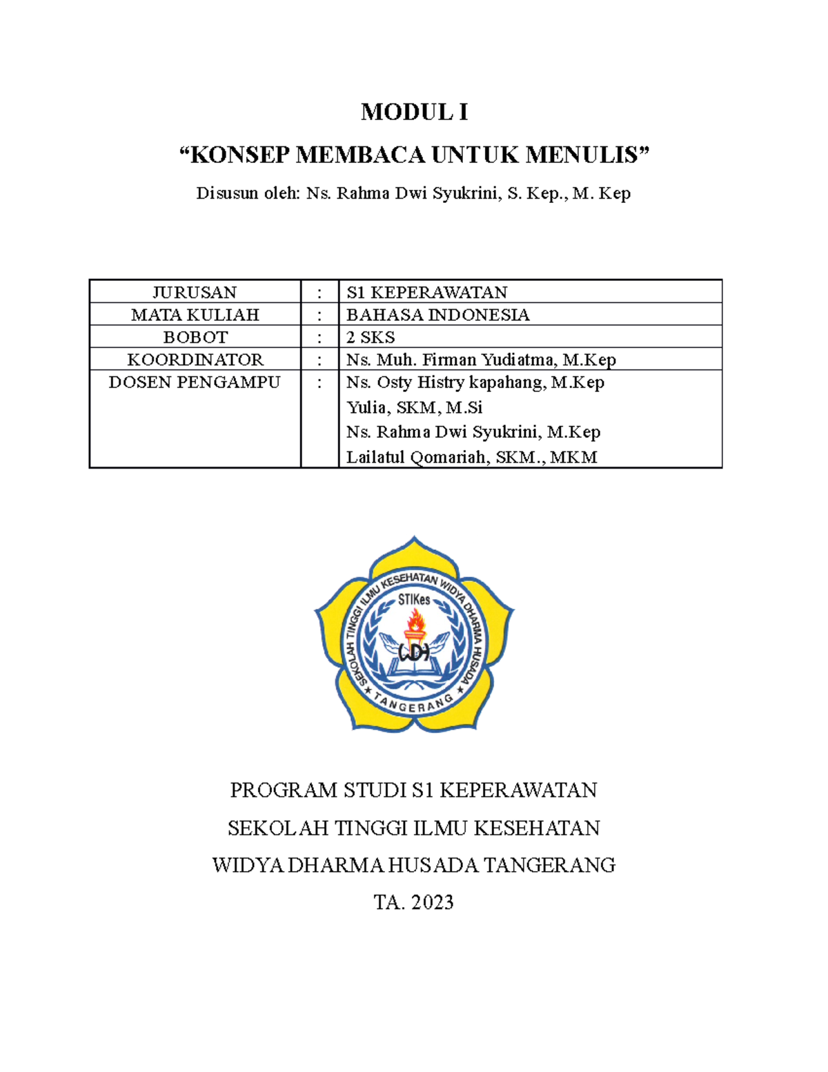 Modul 4 konsep membaca dan menulis - MODUL I “KONSEP MEMBACA UNTUK ...