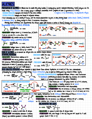 Ch9 alkynes - Practice - PRACTICE EXERCISE – ORGANIC CHEMISTRY I ...