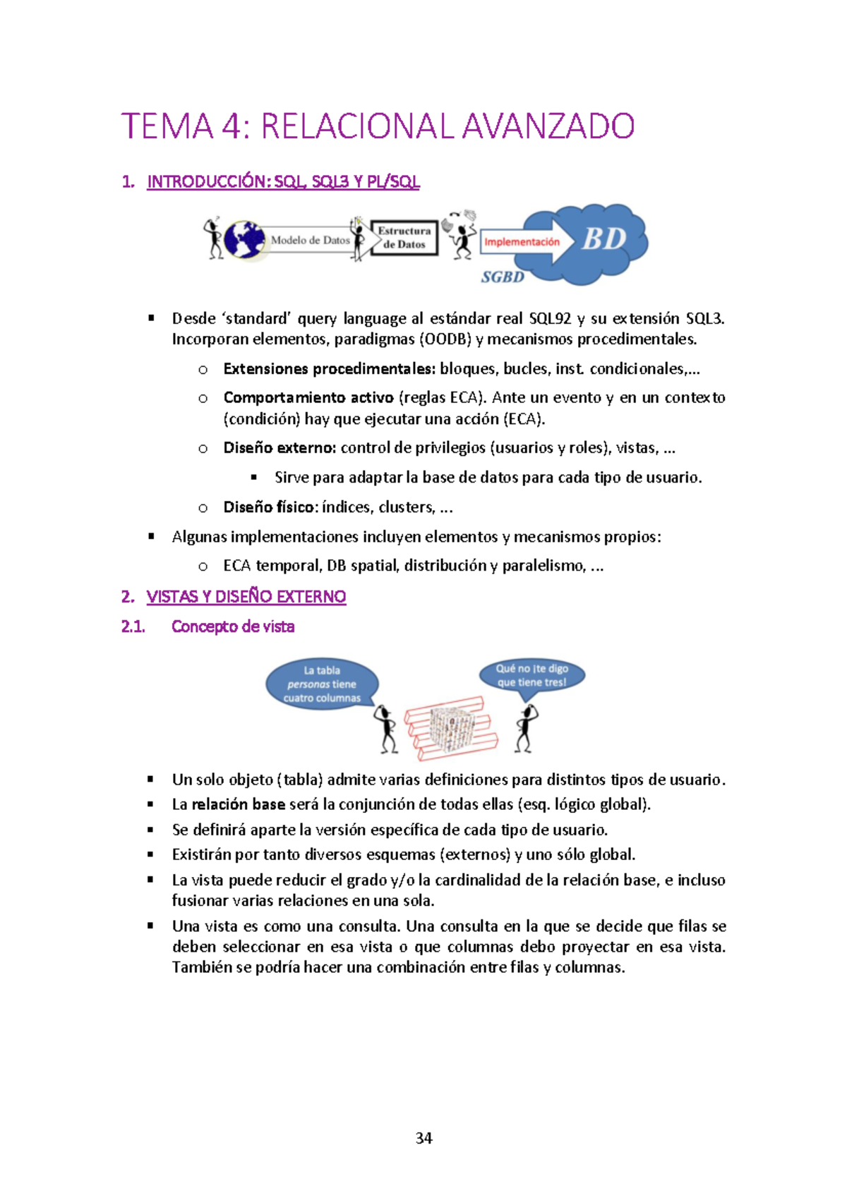 TEMA 4 - TEMA 4 FICHEROS Y BASES DE DATOS - TEMA 4: RELACIONAL AVANZADO ...