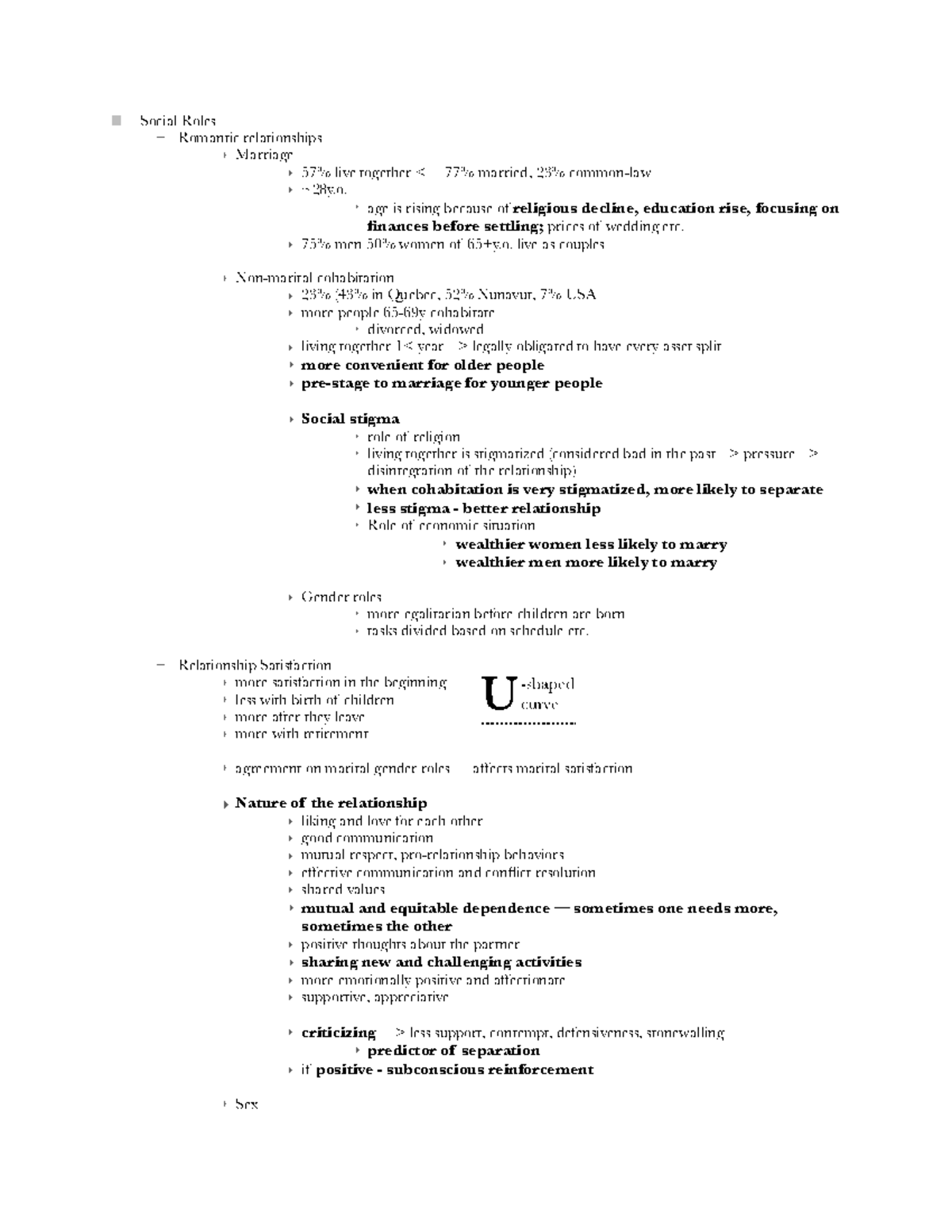 Adult dev social roles - Social Roles − Romantic relationships ...