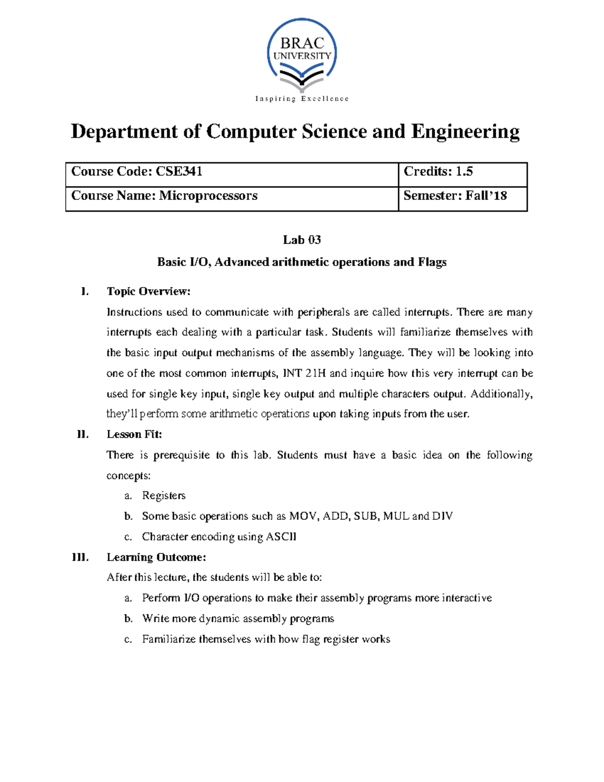 CSE341 Lab03 - Lab - Department of Computer Science and Engineering ...