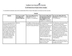 CJ 230 ODModule Five Practice Activity Template - CJ 230 Module Five ...