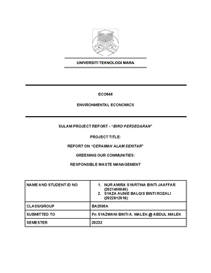 Reflection OF Clean Swell Group 5 - REFLECTION OF CLEAN SWELL GROUP 5 ...