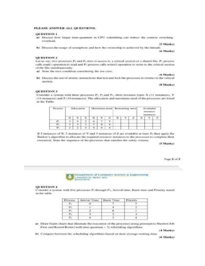 Mid Term Spring 21 - ... - Operating Systems - Studocu