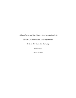 Module Three Program Critique - 3-2 Module Three: Program Critique IHP ...