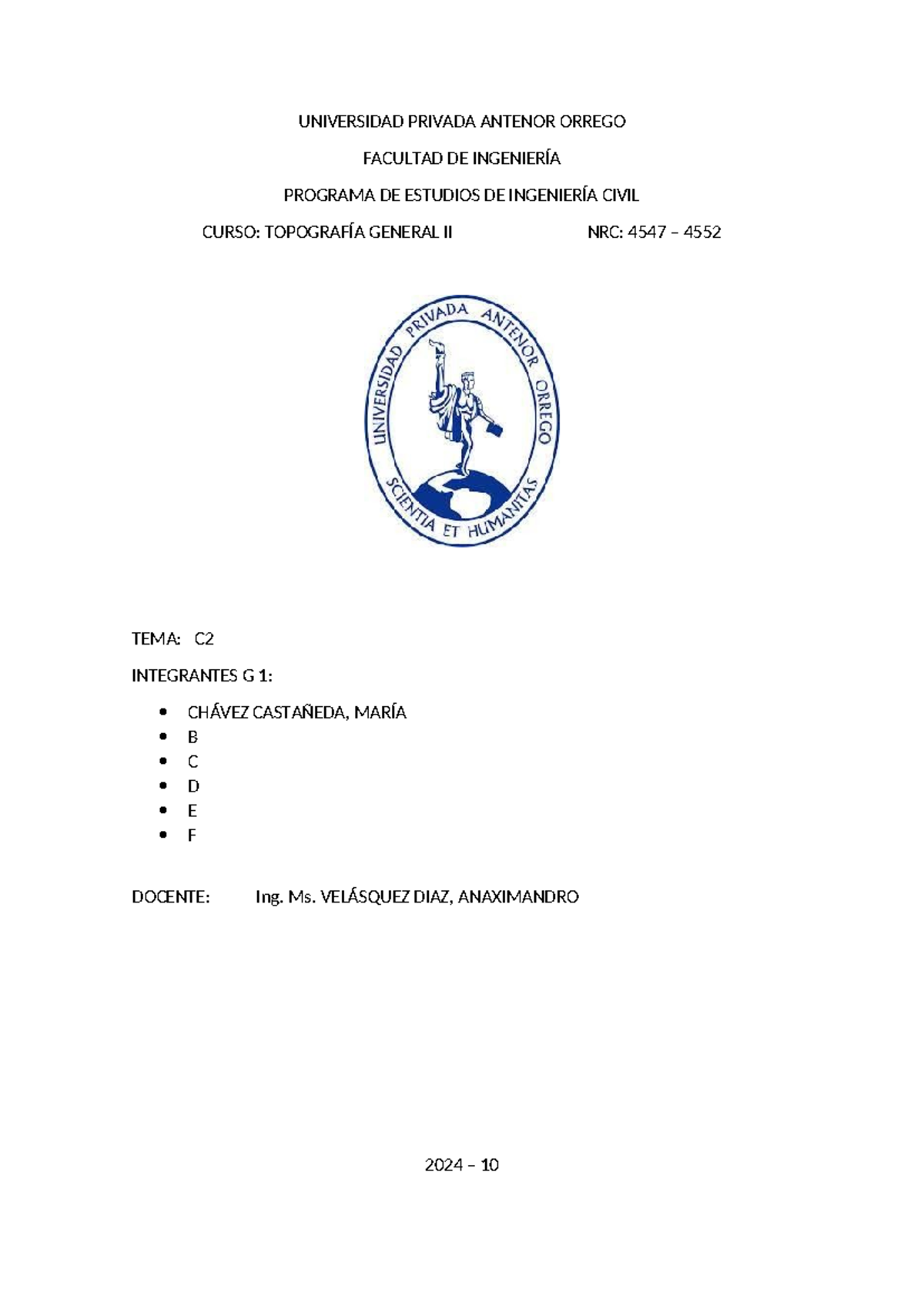 Modelo c 2 - trytyrytr - Suma, resta multiplicación y división, matemáticas - UNIVERSIDAD ...
