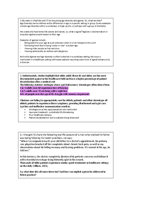 HLB001 Weekly Subject Notes - WEEKLY SUBJECT NOTES Grace Carnall HLB001 ...