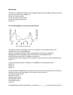 Bio Lab Midterm - Bio Lab Midterm/Practical Study Guide 3/30/15 10:15 PM Lab One I. Waste ...