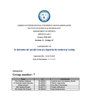 AIUB Assignment Cover Sheet - Assignment/Case-Study Cover; © AIUB- 2020 ...