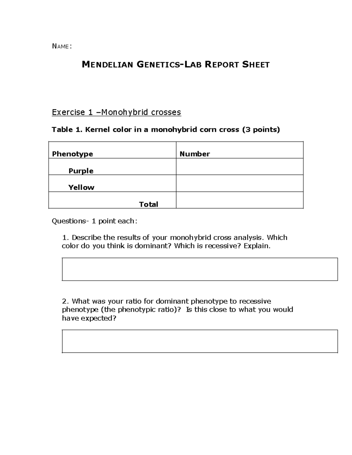 Lab10 Report Sheet-1 - Lab Sheet that is worth 30 points - NAME ...