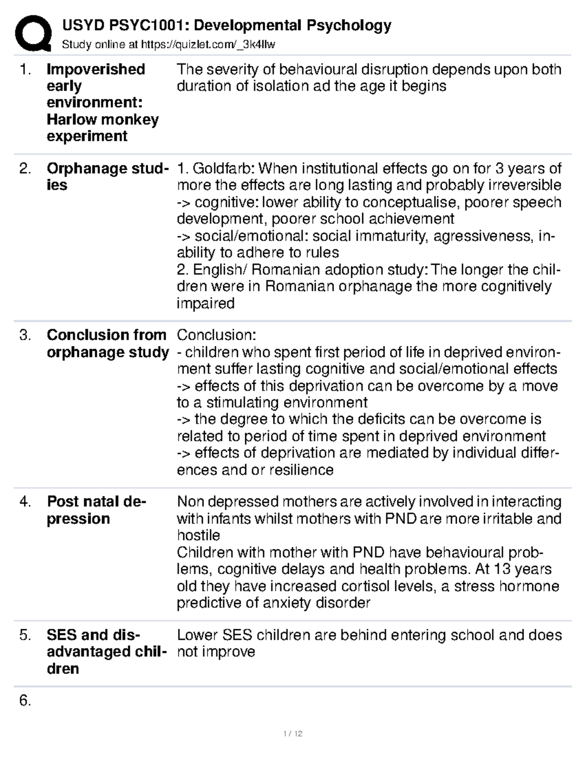 Developmental psych flashcards - Study online at quizlet/_3k4llw ...