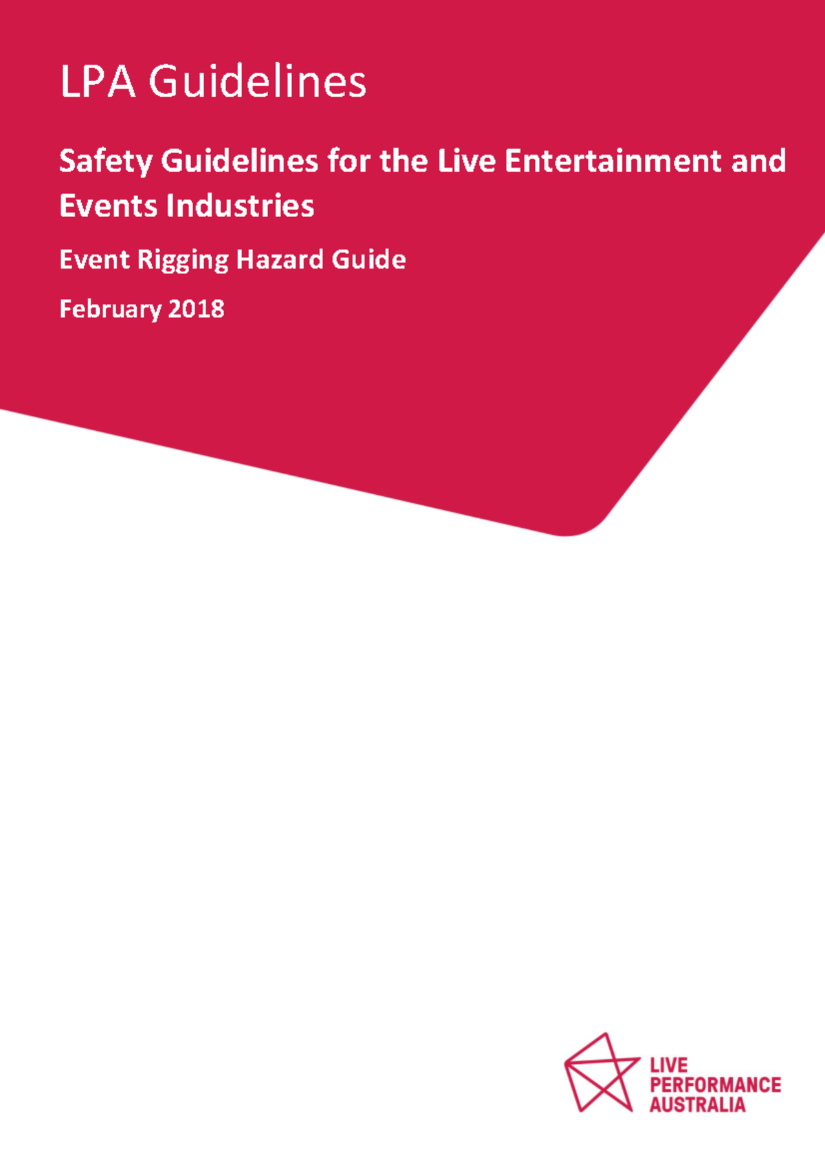 Event Rigging Hazard Guide 1717972771 - 0 LPA Guidelines Safety ...