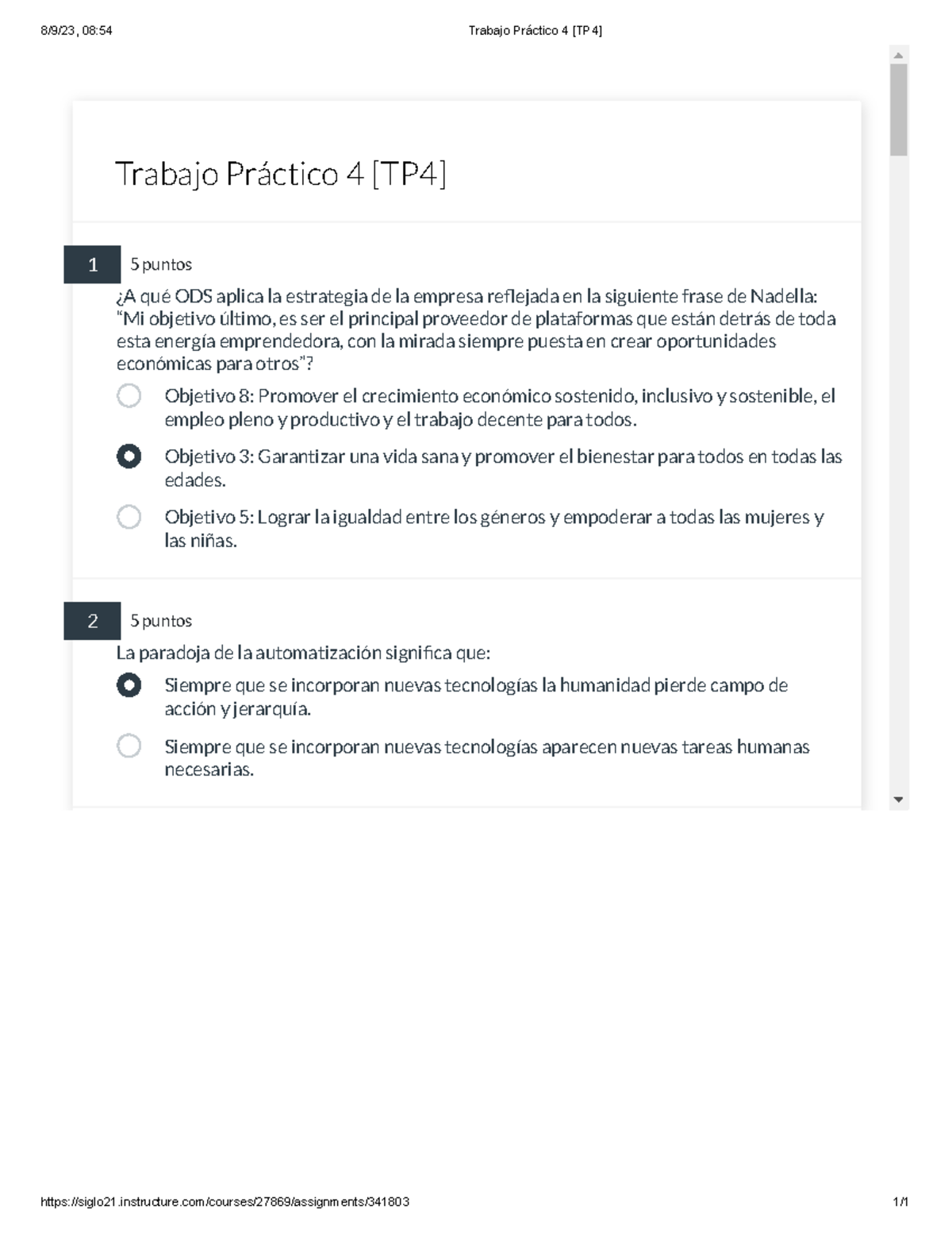 Tecnologia Trabajo Práctico 4 [TP4] 80 - 8/9/23, 08:54 Trabajo Práctico 4 [TP4] - Studocu