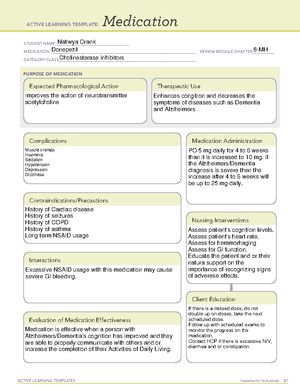 Atherosclerosis - ATI Template - ACTIVE LEARNING TEMPLATES THERAPEUTIC ...