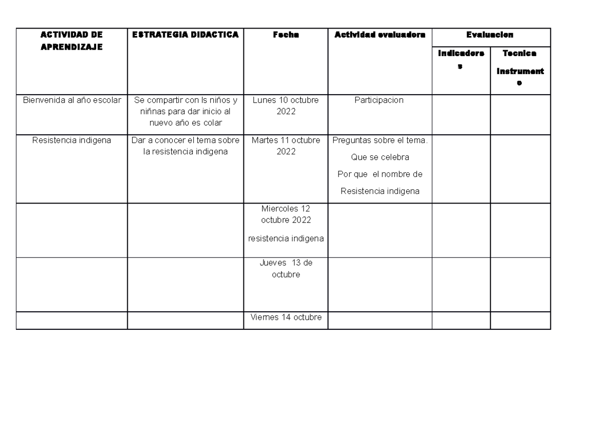 Actividad DE Aprendizaje plan accion - ACTIVIDAD DE APRENDIZAJE ...