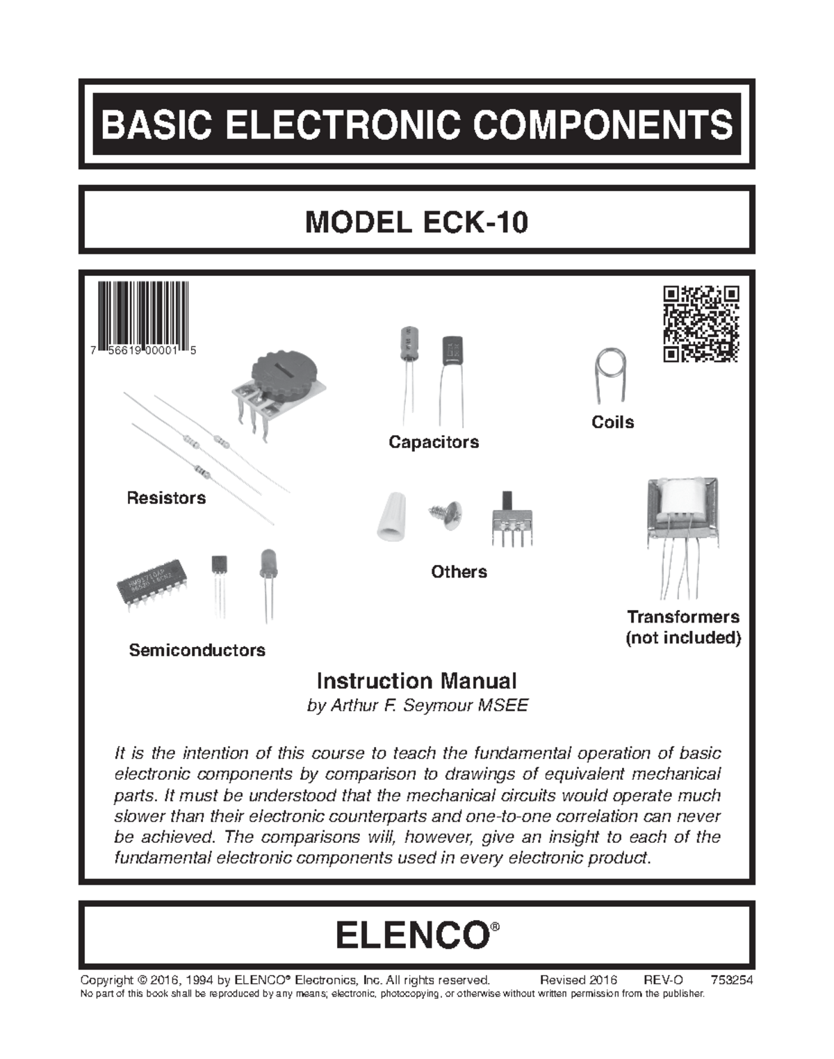 ECK-10 REV-O-2 - Summary - BASIC ELECTRONIC COMPONENTS MODEL ECK ...