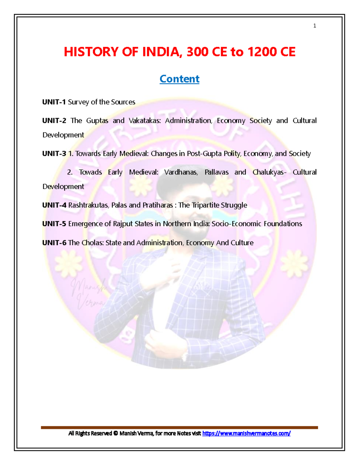History OF India, 300 CE to 1200 CE (Eng)-1 - HISTORY OF INDIA, 300 CE ...