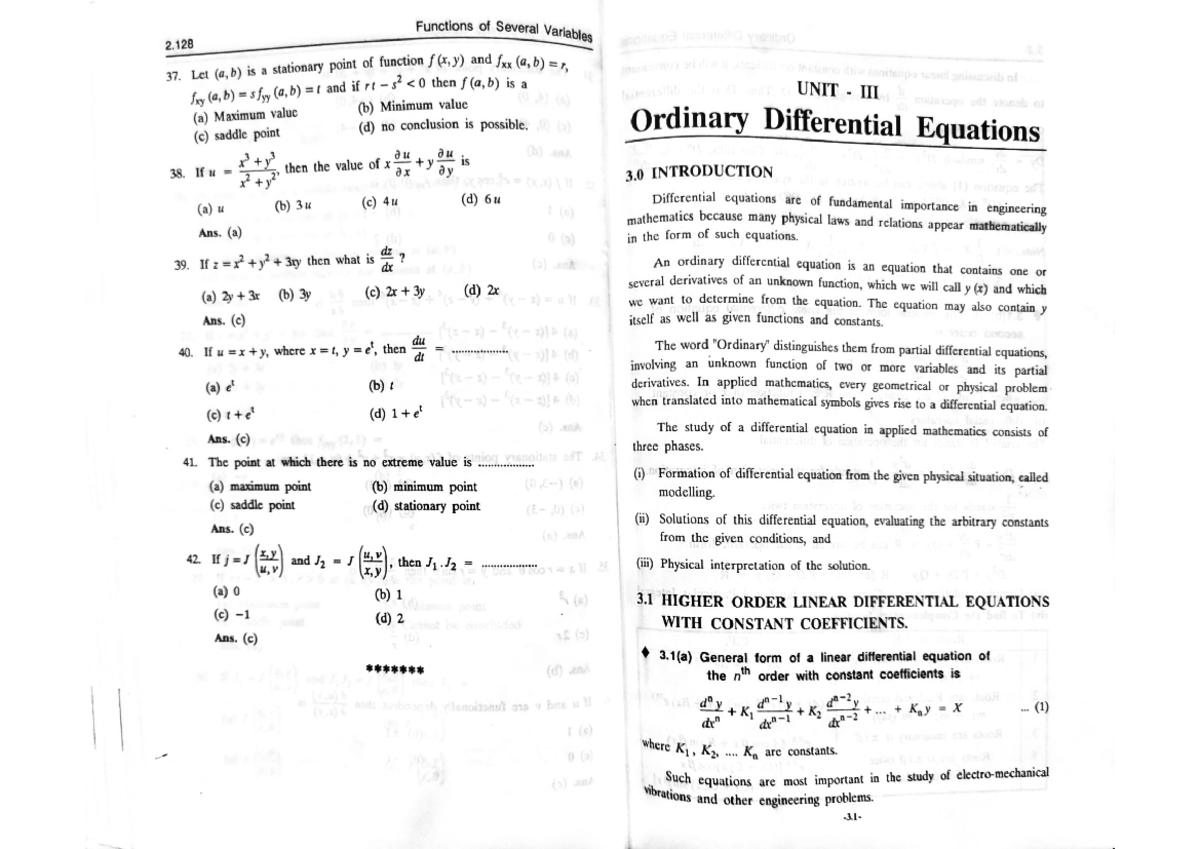 Unit 3 - Electronic and electrical engineering - Studocu