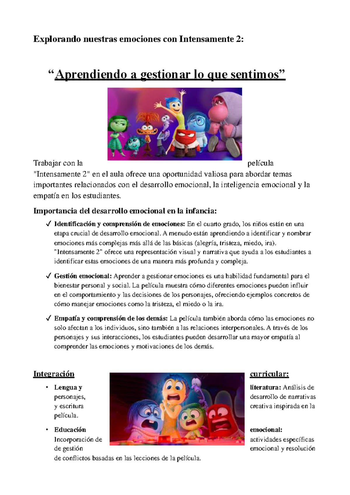 745770557 Secuencia Intensamente 2 - Explorando nuestras emociones con ...
