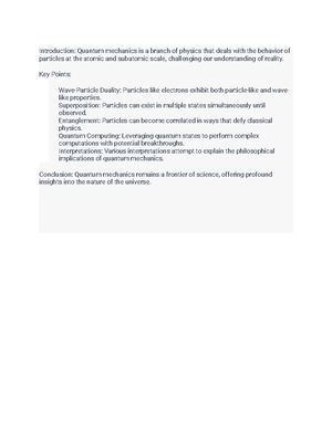 Untitled document - ewewewewe - Title: Exploring the Wonders of Science ...