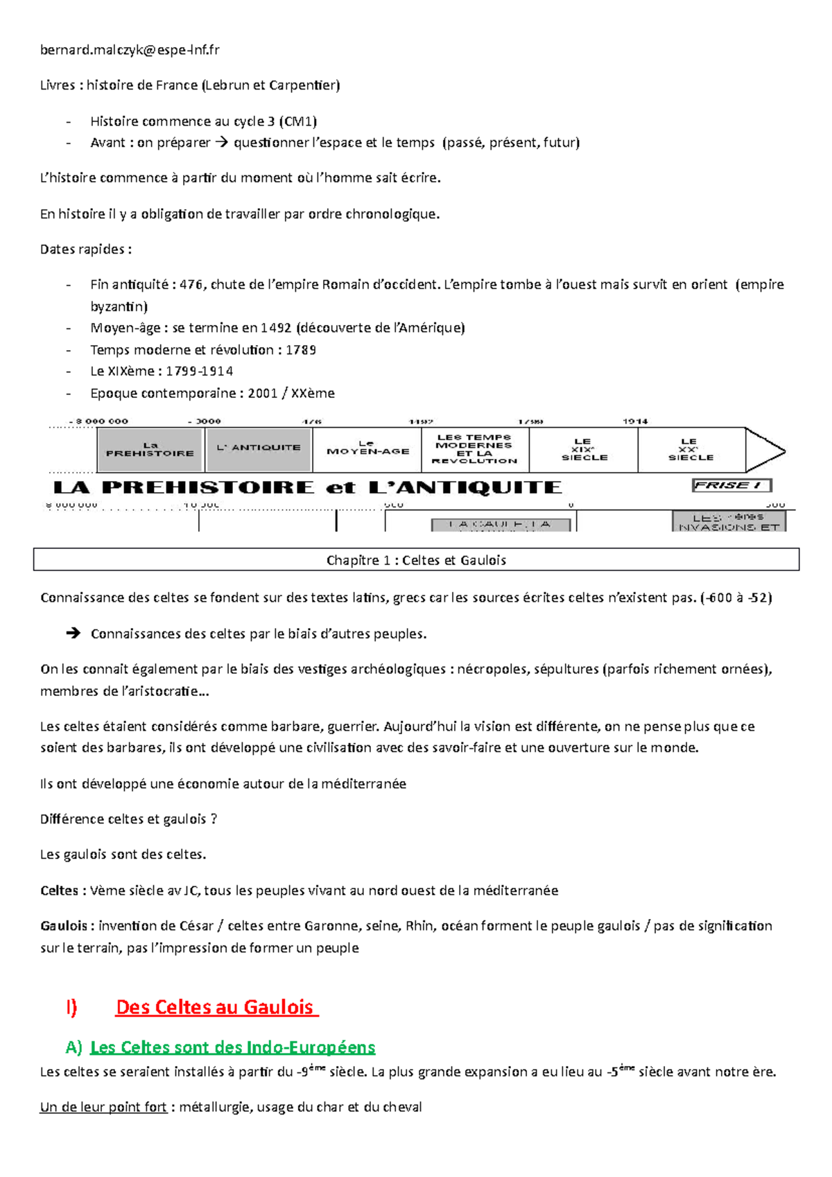 Gaulois - cours complet - bernard@espe-lnf Livres : histoire de France ...