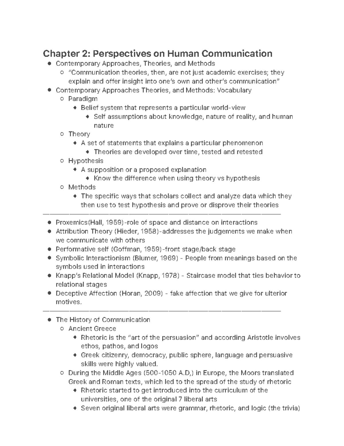 Chapter 2: Perspectives on Human Communication - ï ï ï ï ç ç ï ç ç ï ç ...