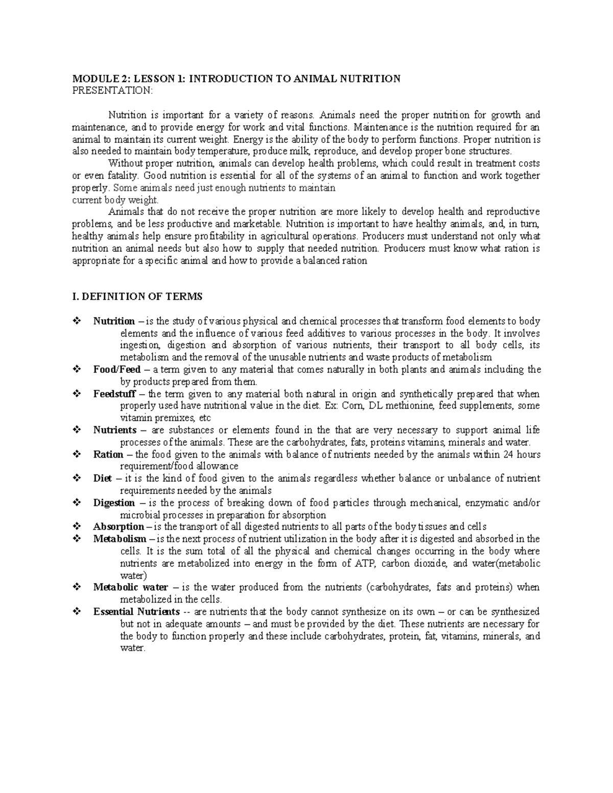 Module 2ASS - It covers a wide range of topics related to the biology ...