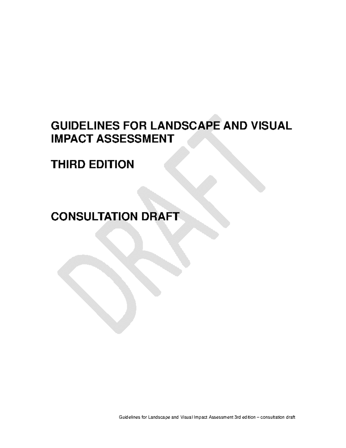 Glvia Draft Consultation Landscape Ins - GUIDELINES FOR LANDSCAPE AND ...