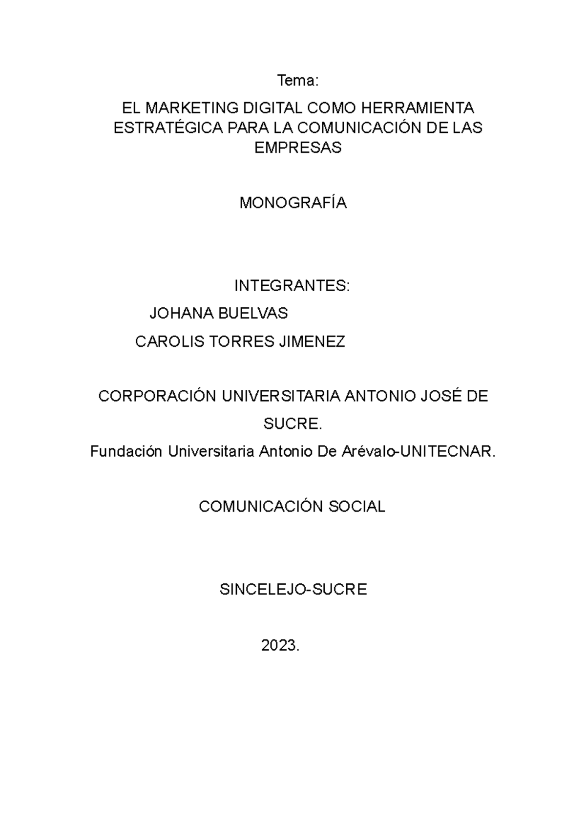 Manografia... (1).docx - Documentos - Tema: EL MARKETING DIGITAL COMO ...
