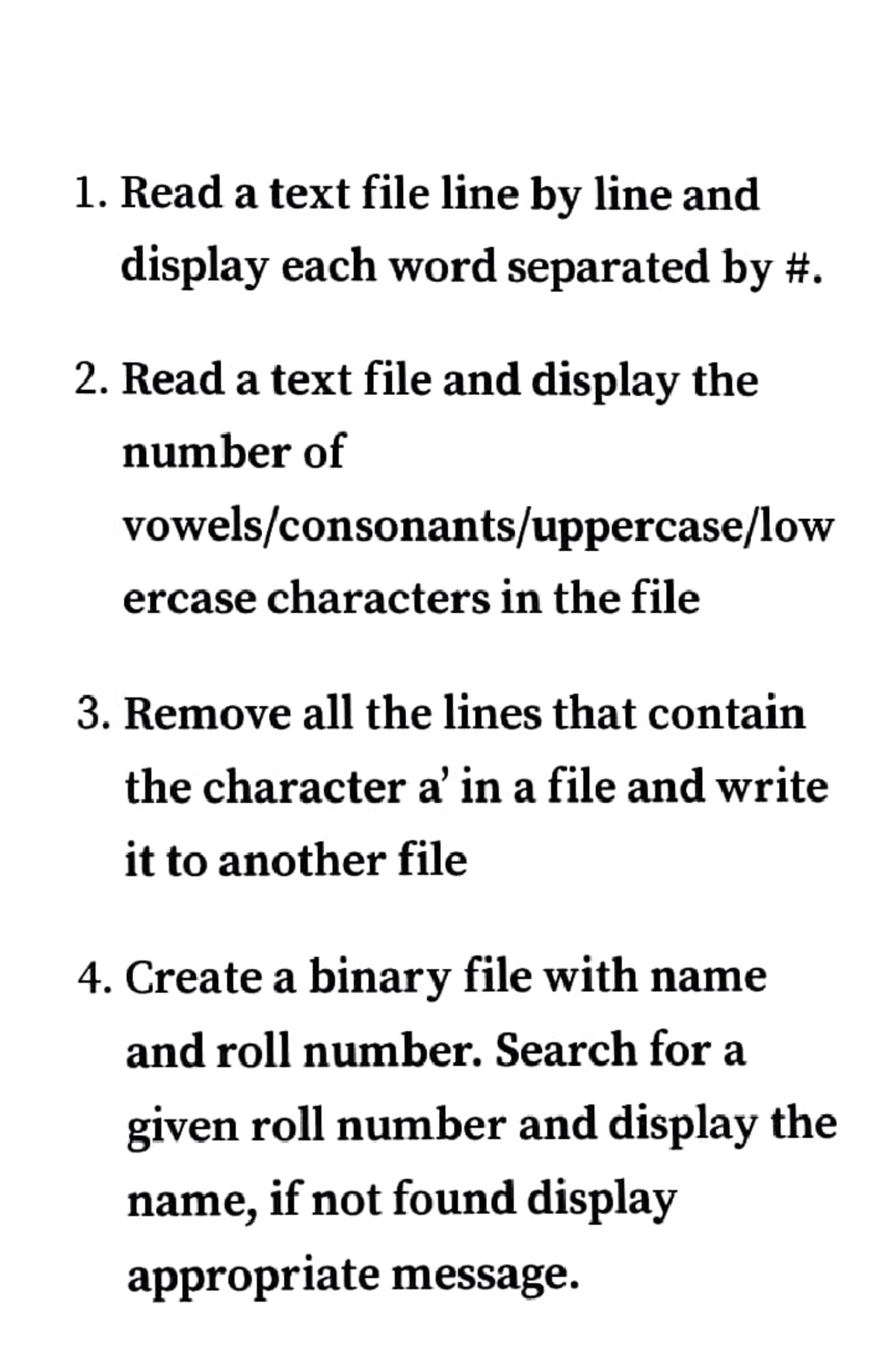 Adobe Scan Dec 26, 2022 - 1. Read a text file line by line and display each word separated by ...