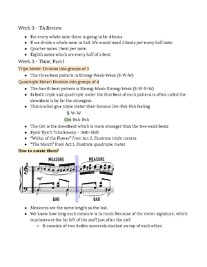 Elementary music theory course outline intro, pitch - Music theory ...