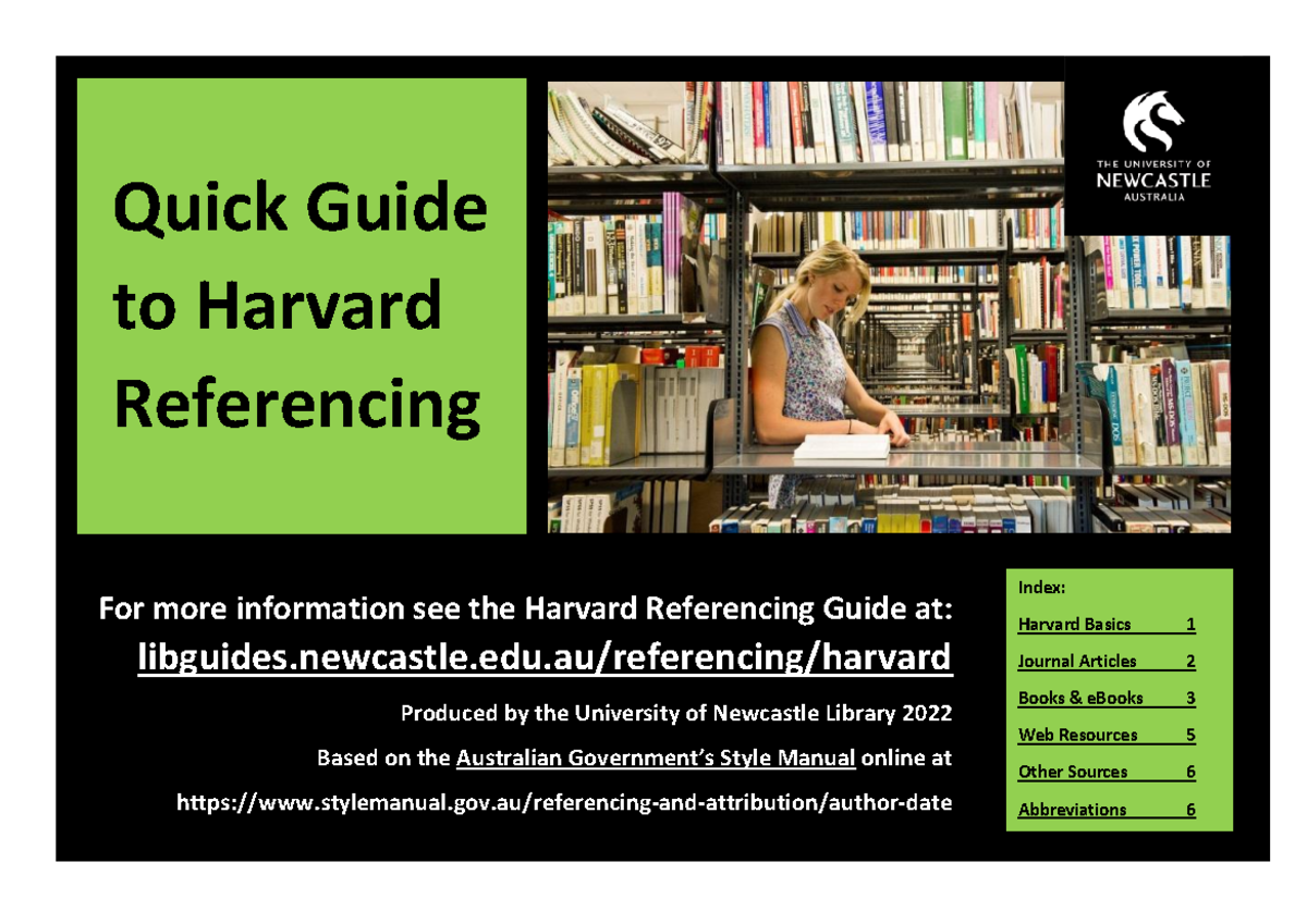 Harvard UON 7th 2022 - For more information see the Harvard Referencing ...